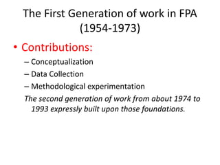 The history and evolution of foreign policy analysis | PPTX