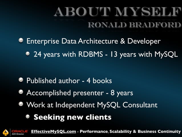 The History and Future of the MySQL ecosystem | PPT