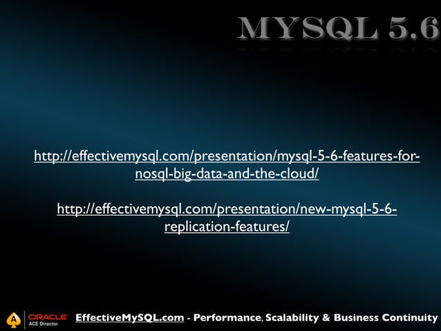 The History and Future of the MySQL ecosystem | PPT
