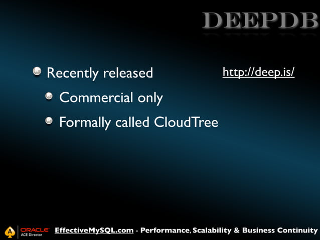 The History and Future of the MySQL ecosystem | PPT