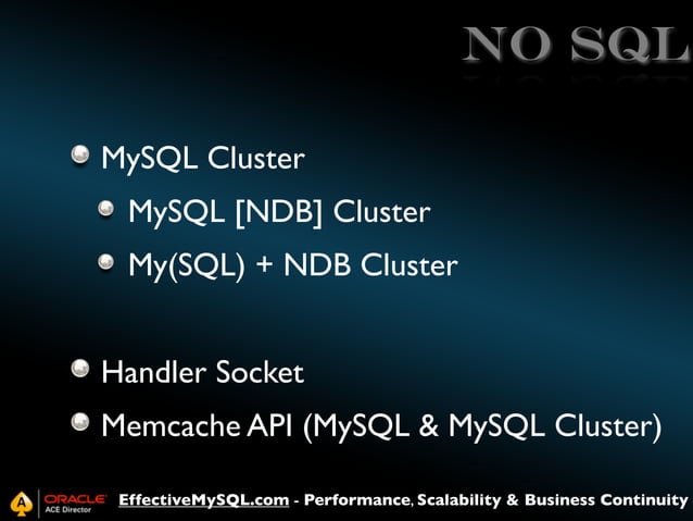 The History and Future of the MySQL ecosystem | PPT