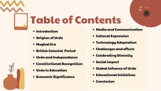 The History and Importance of Urdu Language in pakistan.pdf