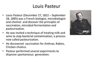 The history and scope of microbiology | PPTX