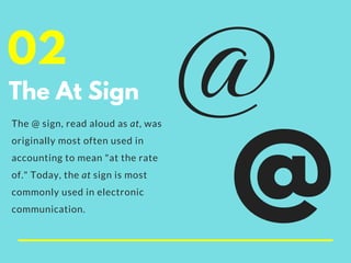 The History and Usage of Common Symbols | PDF