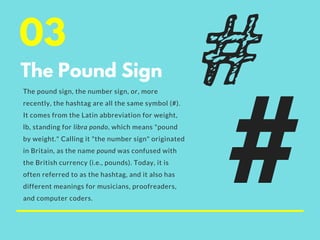 The History and Usage of Common Symbols | PDF
