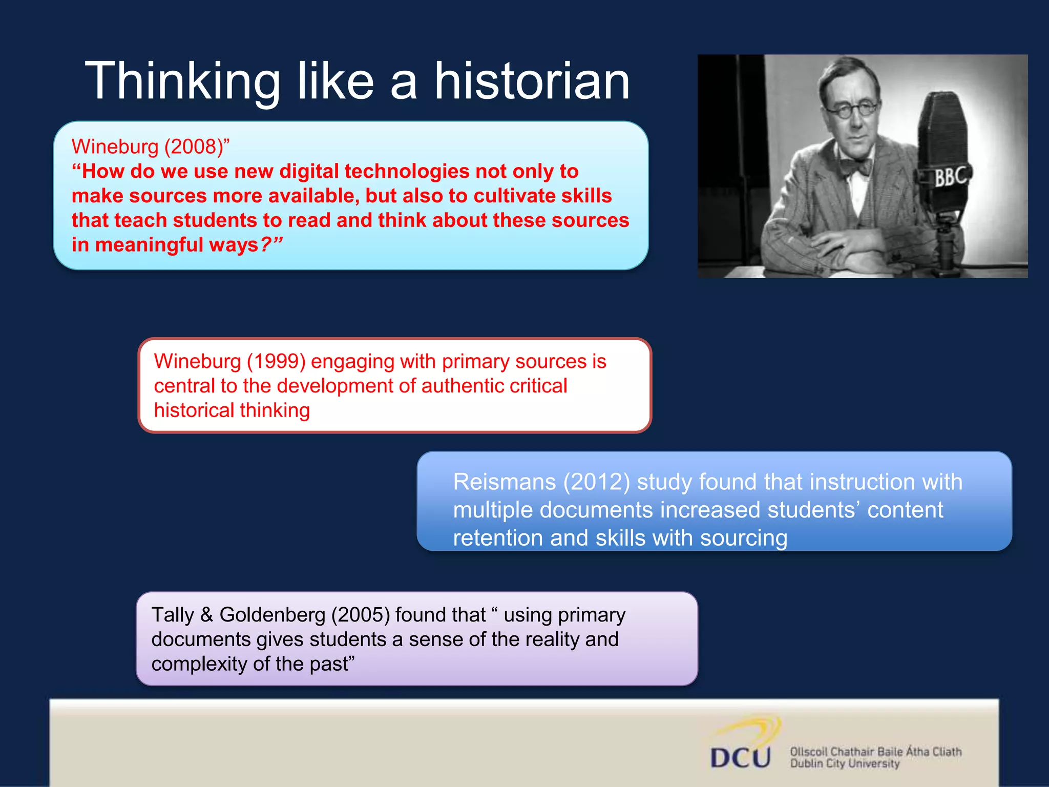 The history lab developing digital research skills | PPT