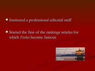 The History Of Forbes | PPT