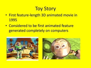 The history of 3D animation | PPTX