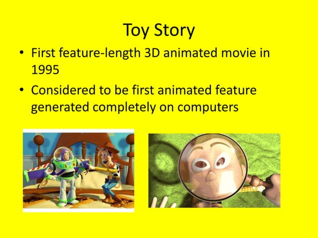 The history of 3D animation | PPTX