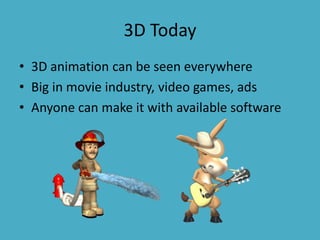 The history of 3D animation | PPTX