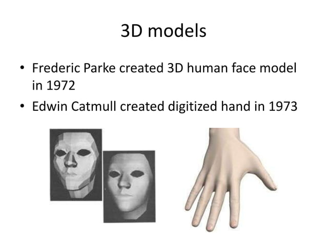 The history of 3D animation | PPTX