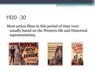 The History of Action | PPTX | Action/Adventure | Genres