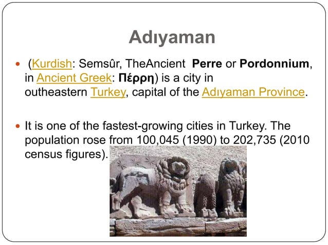 The history of adıyaman | PPTX