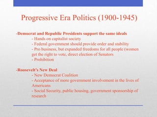The history of american political parties notes | PPTX
