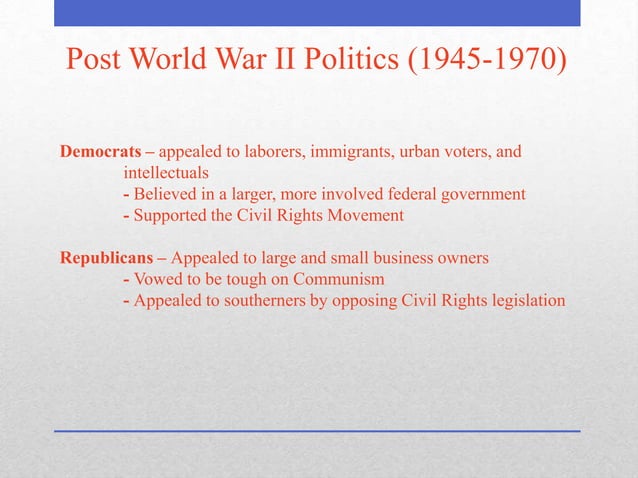 The history of american political parties notes | PPTX