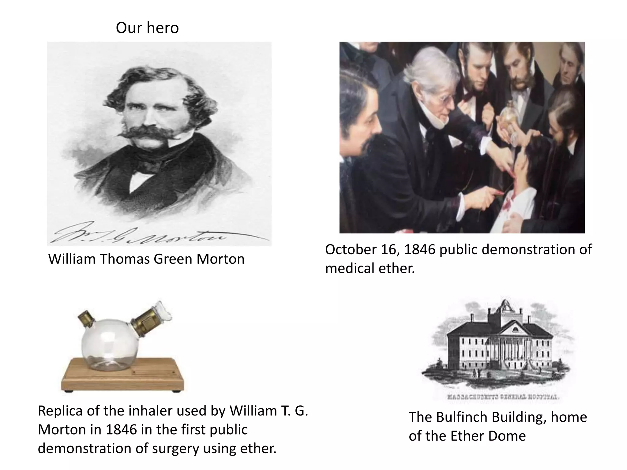 The history of anesthesia -ppt. | PPTX