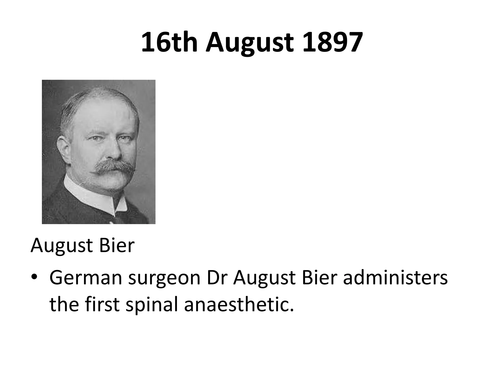 The history of anesthesia -ppt. | PPTX