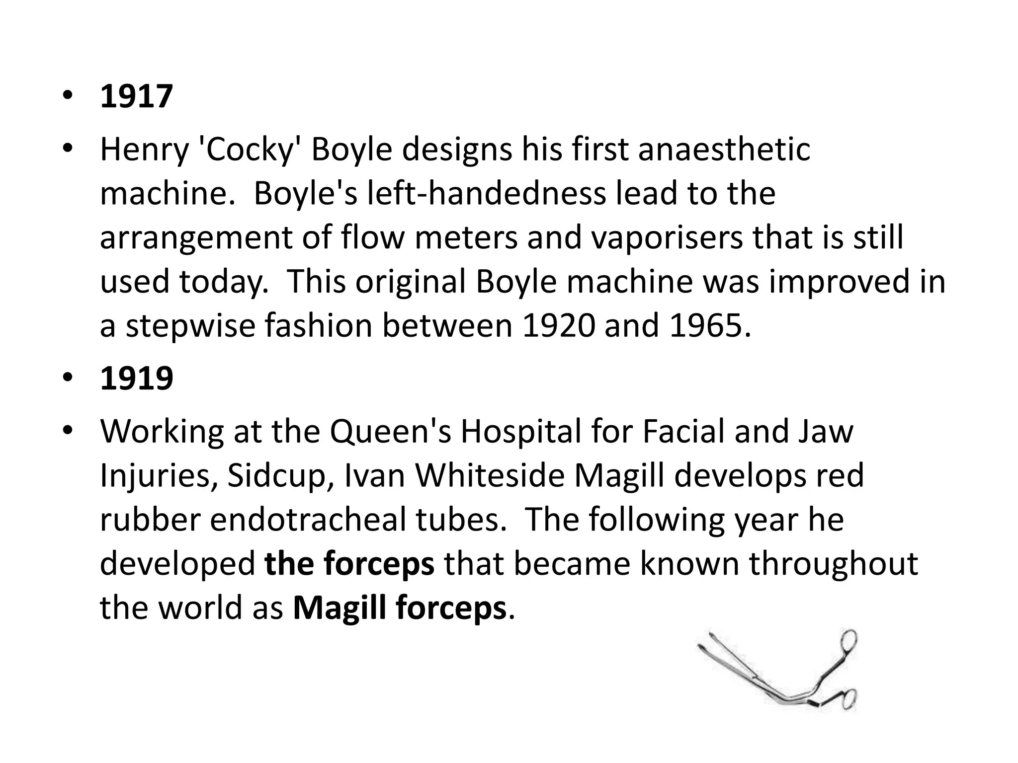 The history of anesthesia -ppt. | PPTX
