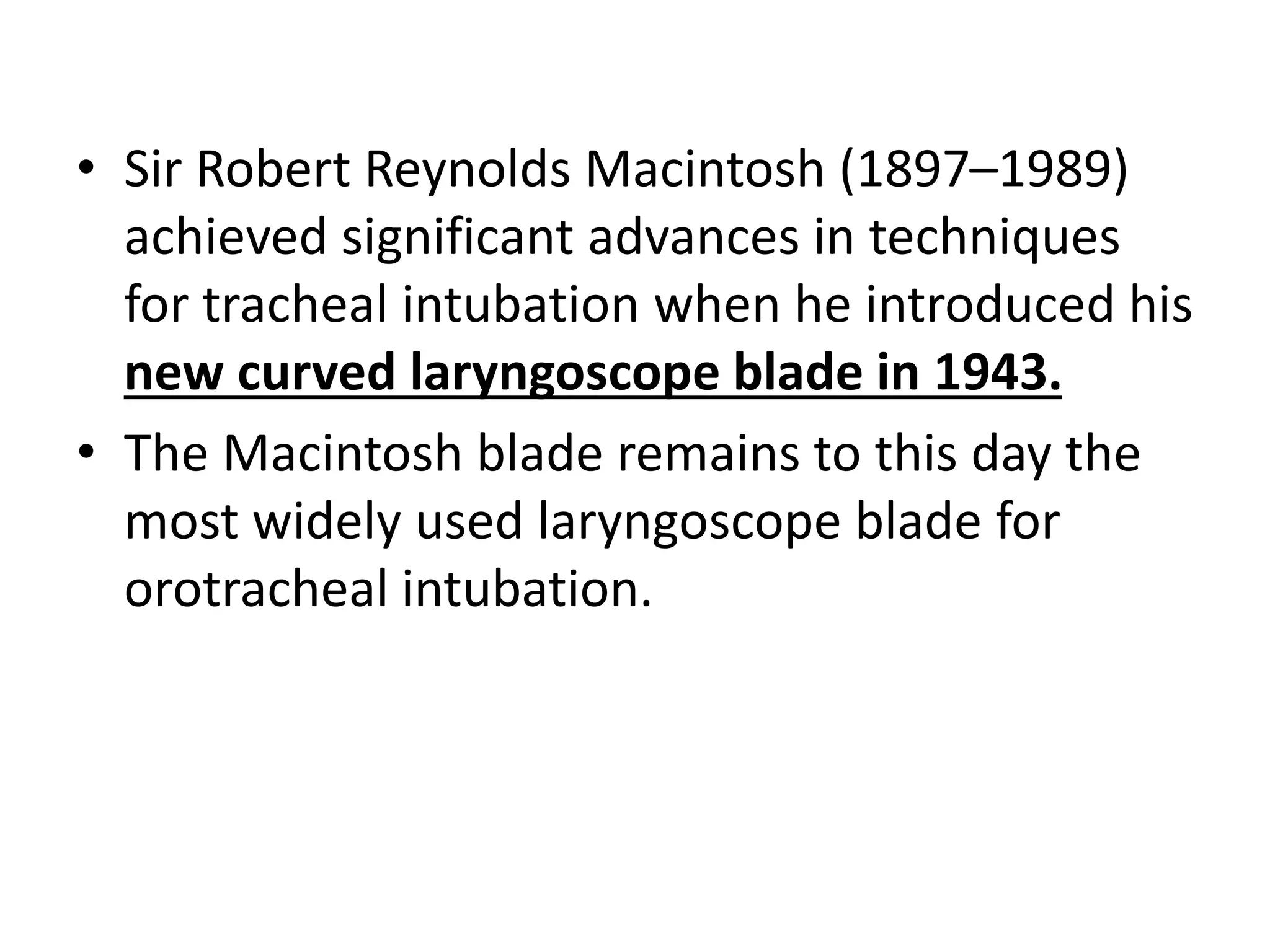 The history of anesthesia -ppt. | PPTX