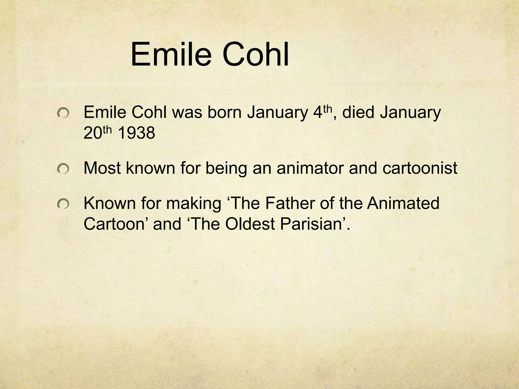The history of animation | PPTX