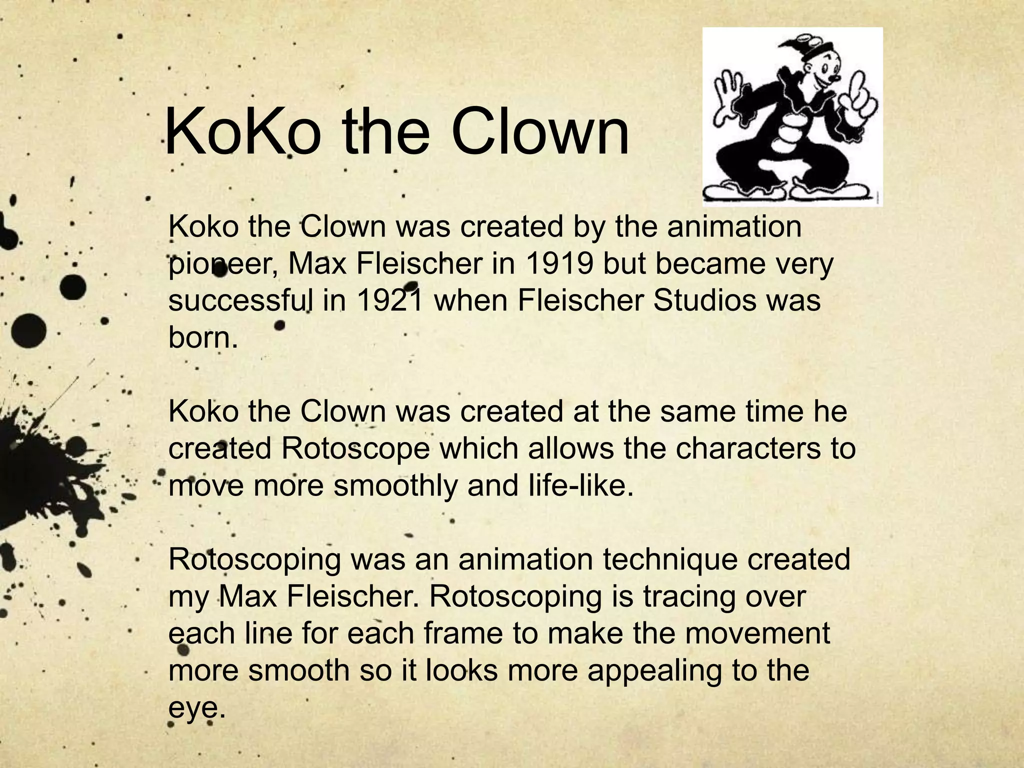 The history of animation | PPTX