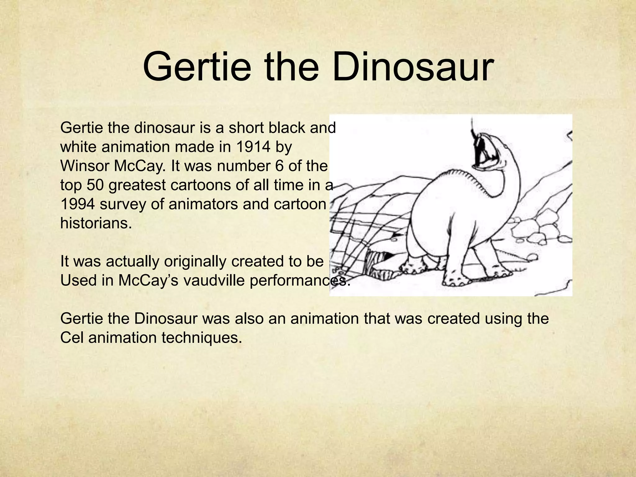 The history of animation | PPTX
