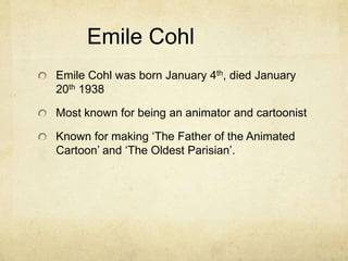 The history of animation | PPTX