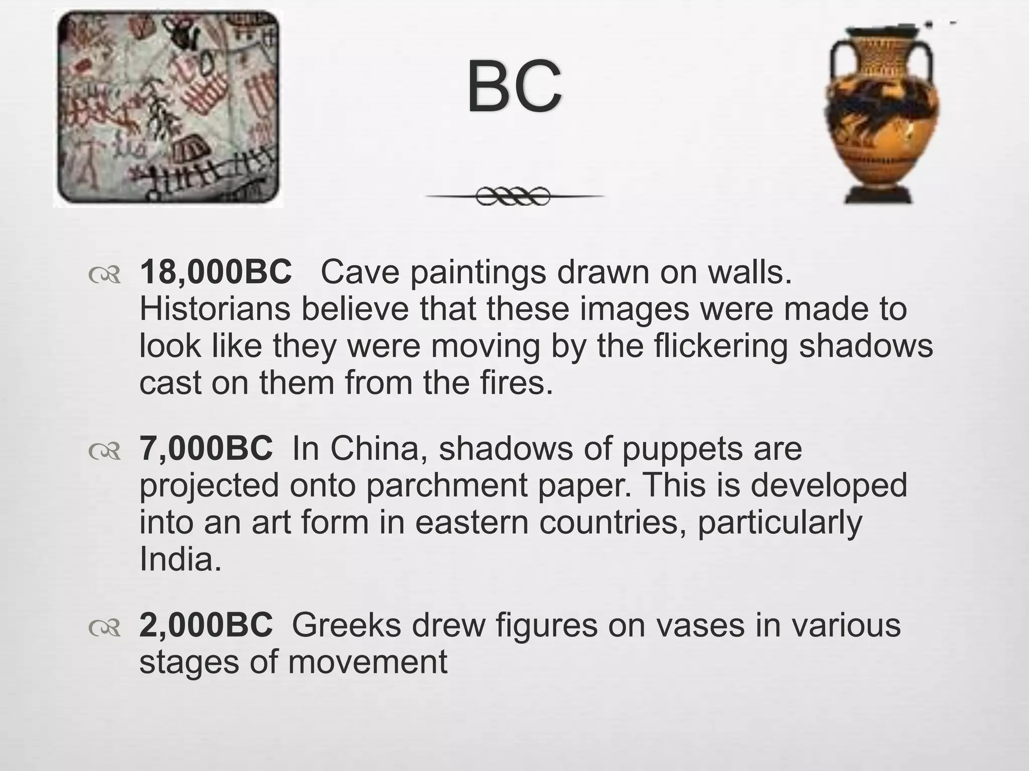 The history of animation. | PPTX