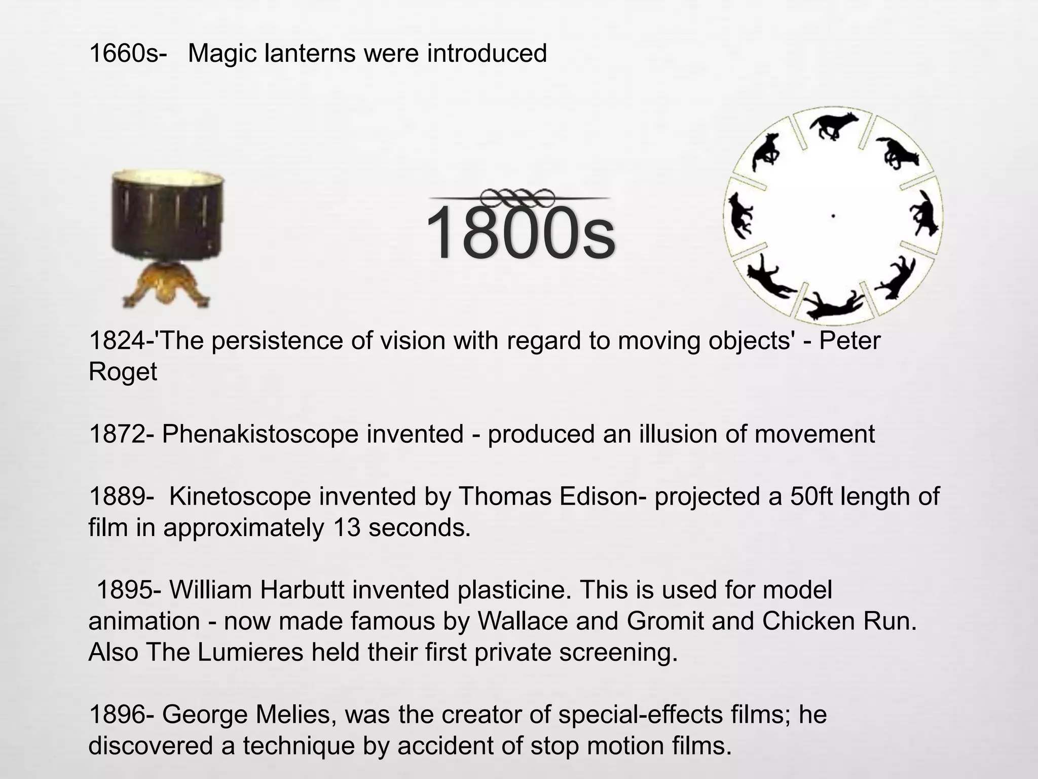 The history of animation. | PPTX