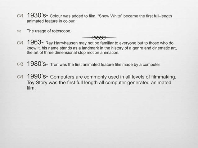 The history of animation. | PPT