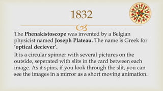 Animation in the 1800's | PPTX