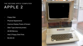 The History of Apple Computers | PPT