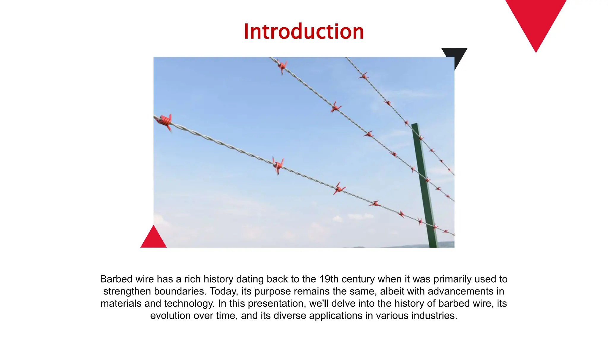 The History of Barbed Wire - A 1 fence. | PPTX