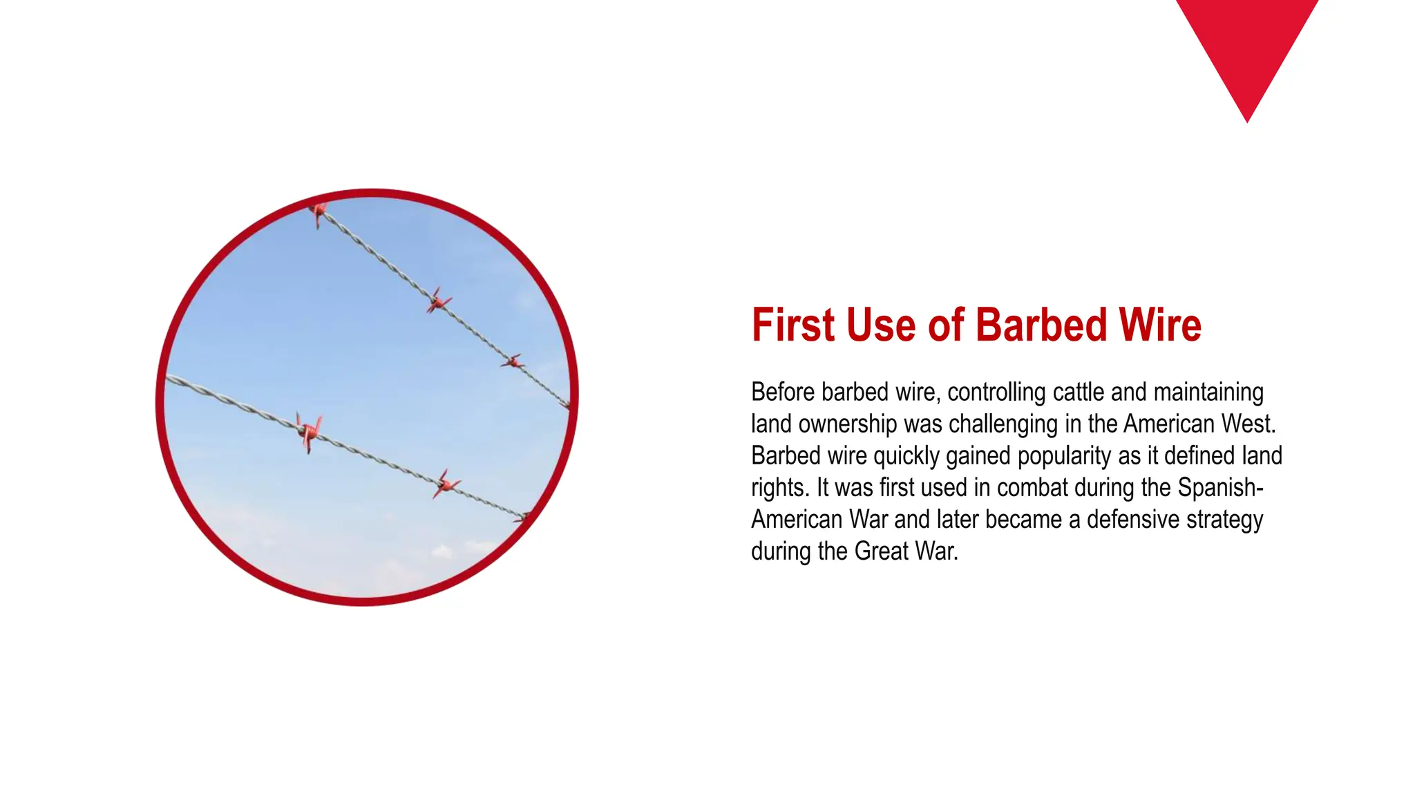 The History of Barbed Wire - A 1 fence. | PPTX