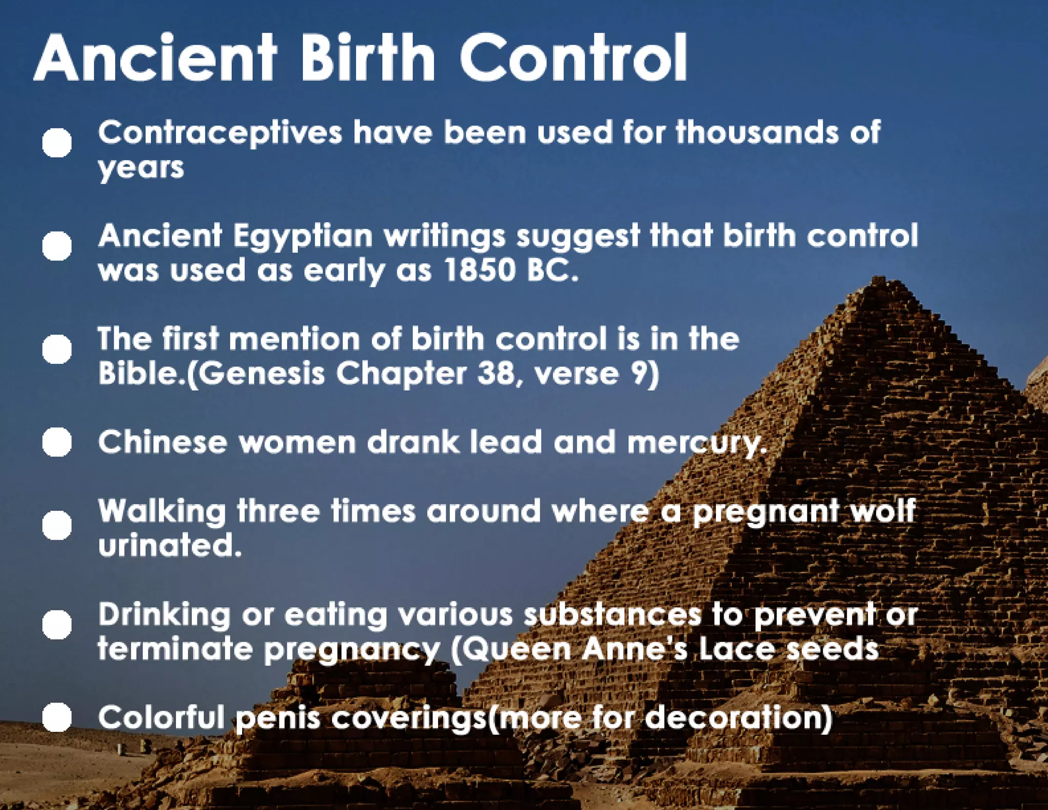 The History Of Birth Control | PDF | Birth Control | Reproductive Health