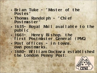 The history of british postage stamps laura | PPT