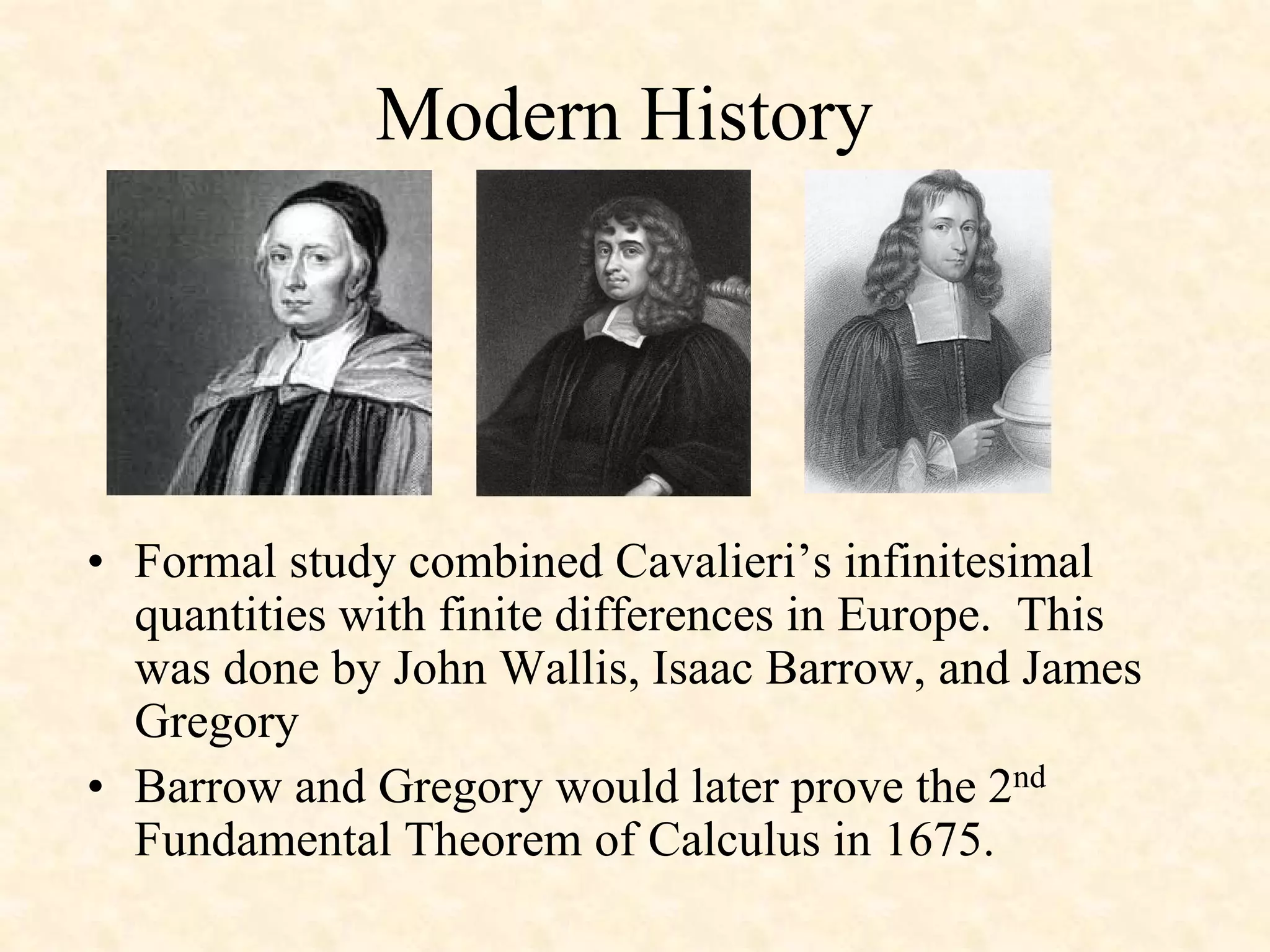 The history of calculus | PDF