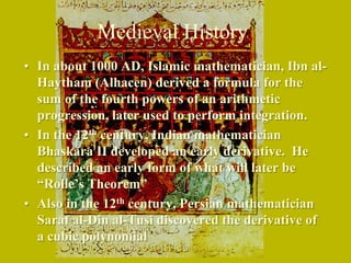 The history of calculus | PDF