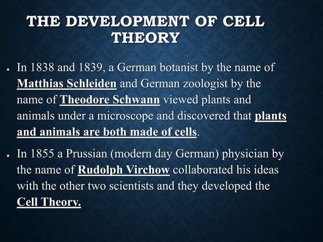 The history of cells and cell theory | PPTX