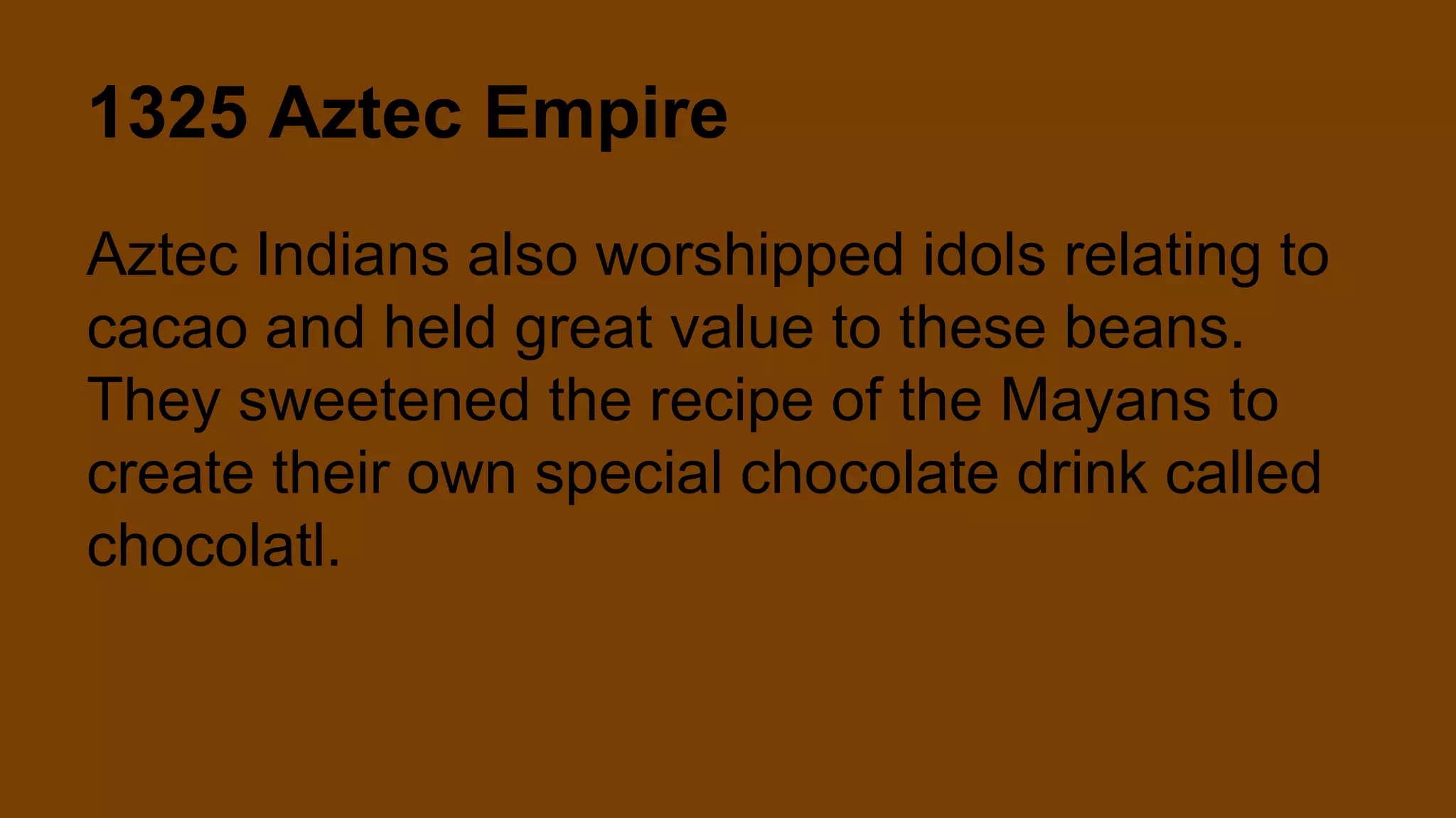 The History of Chocolate | PDF