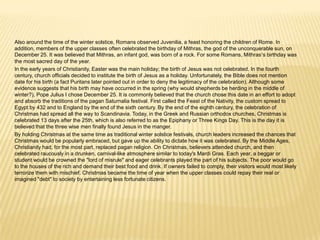 The history of christmas | PPTX