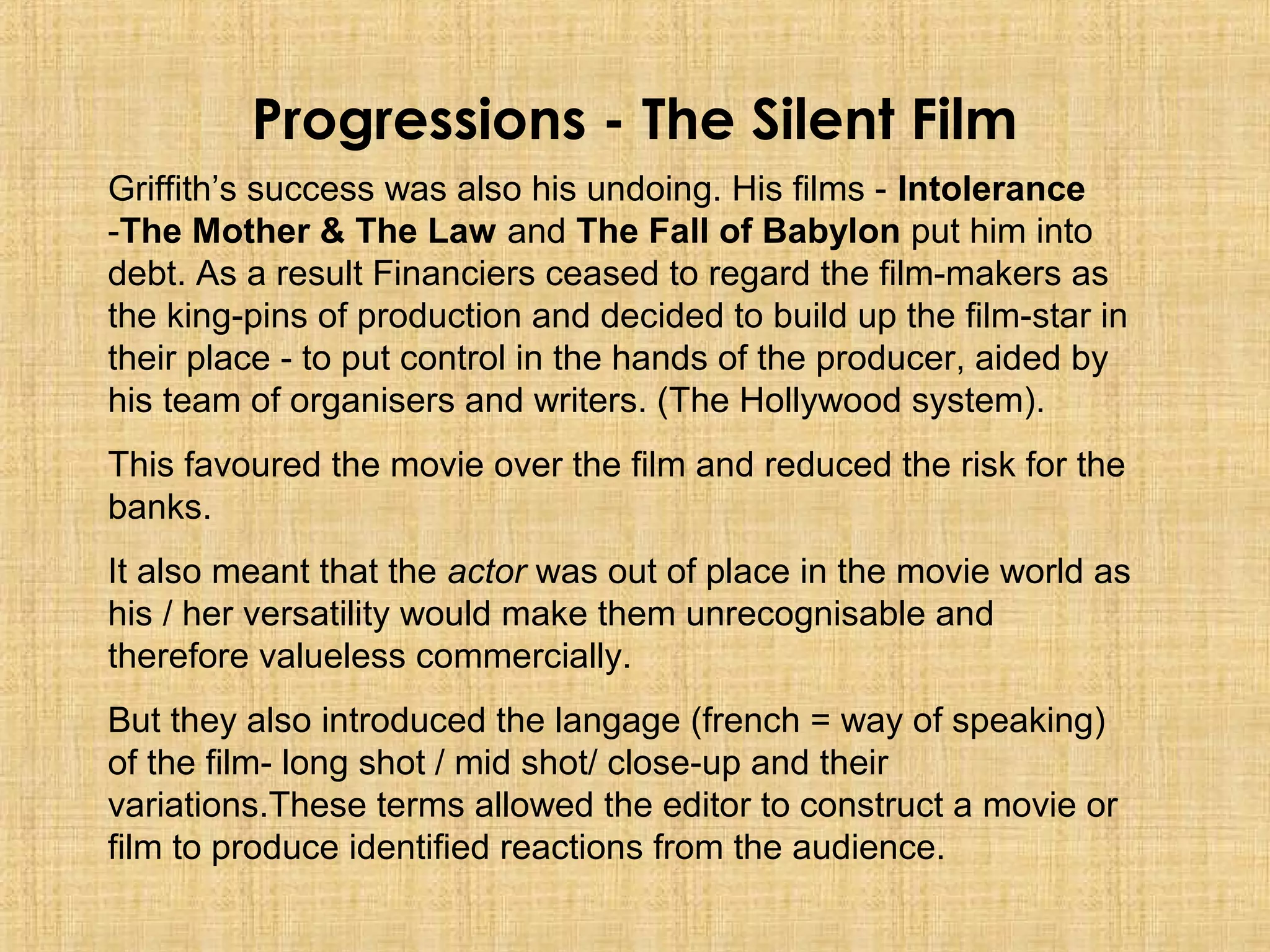 The history of cinema | PPT