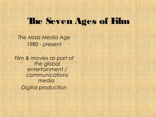 The history of cinema | PPT