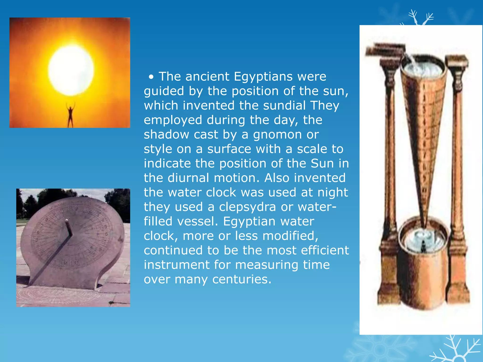 The history of clocks | PPTX