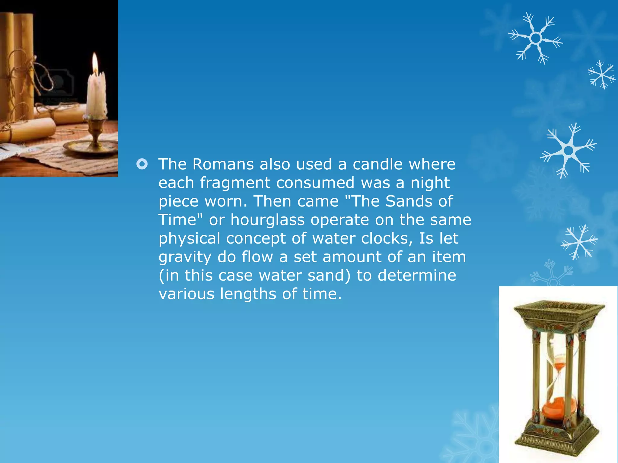 The history of clocks | PPTX