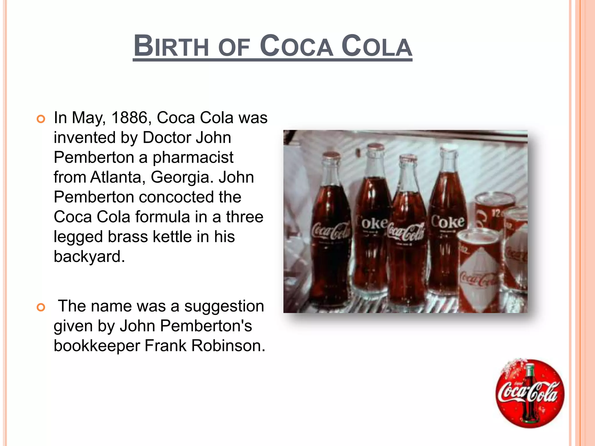 The history of coca cola gisella dutan | PPTX