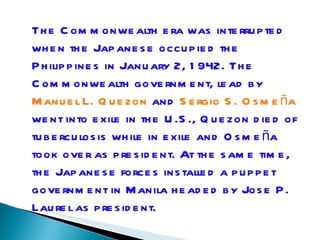 The history of commonwealth period | PPT