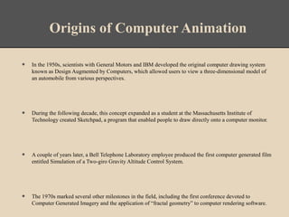 The history of computer animation | PPT | Computer Animation | Computer ...