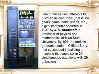 The history of computer | PPT