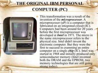 The history of computer | PPT